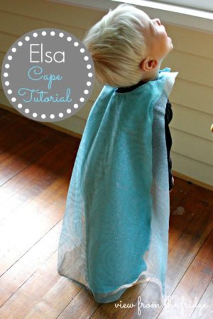 DIY Princess Elsa Cape Pattern - Sewing Tutorial
