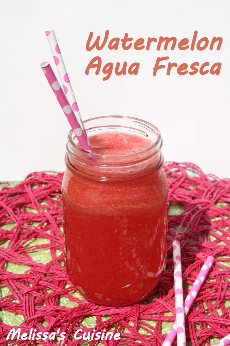 Watermelon Agua Fresca - Juggling Act Mama