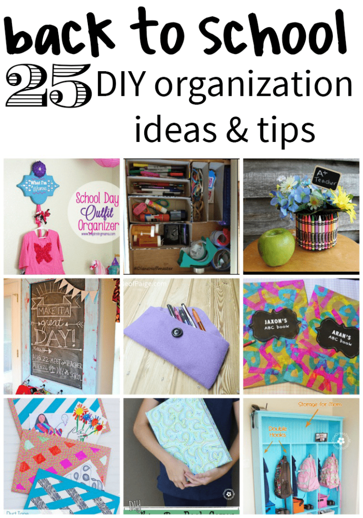 25 Back to School DIY Organization Ideas - Juggling Act Mama