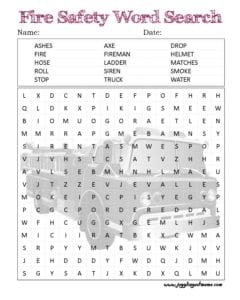 Fire Safety Printables - Juggling Act Mama