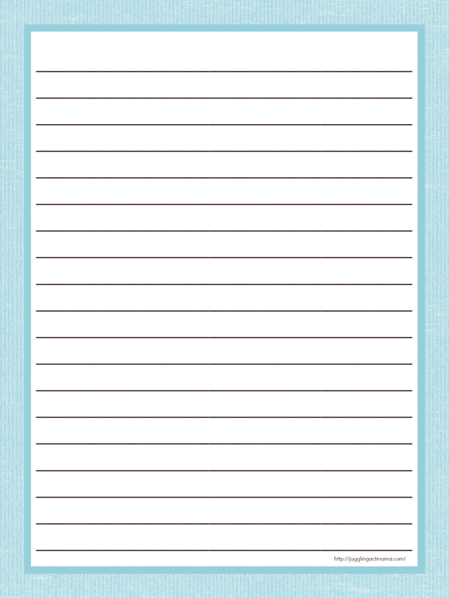 Lined Paper Printable From Juggling Act Mama Juggling Act Mama Lined Paper Printable From Juggling Act Mama Juggling Act Mama