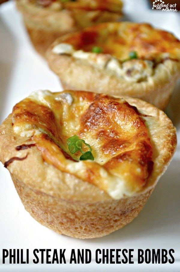 Steak and Cheese Bomb Rolls - Juggling Act Mama