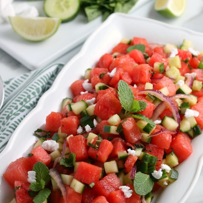 Best Watermelon Salad - Juggling Act Mama