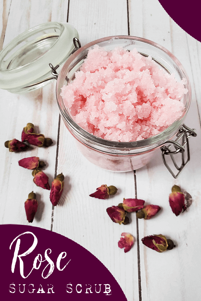 How to Make Rose Sugar Scrub - Juggling Act Mama
