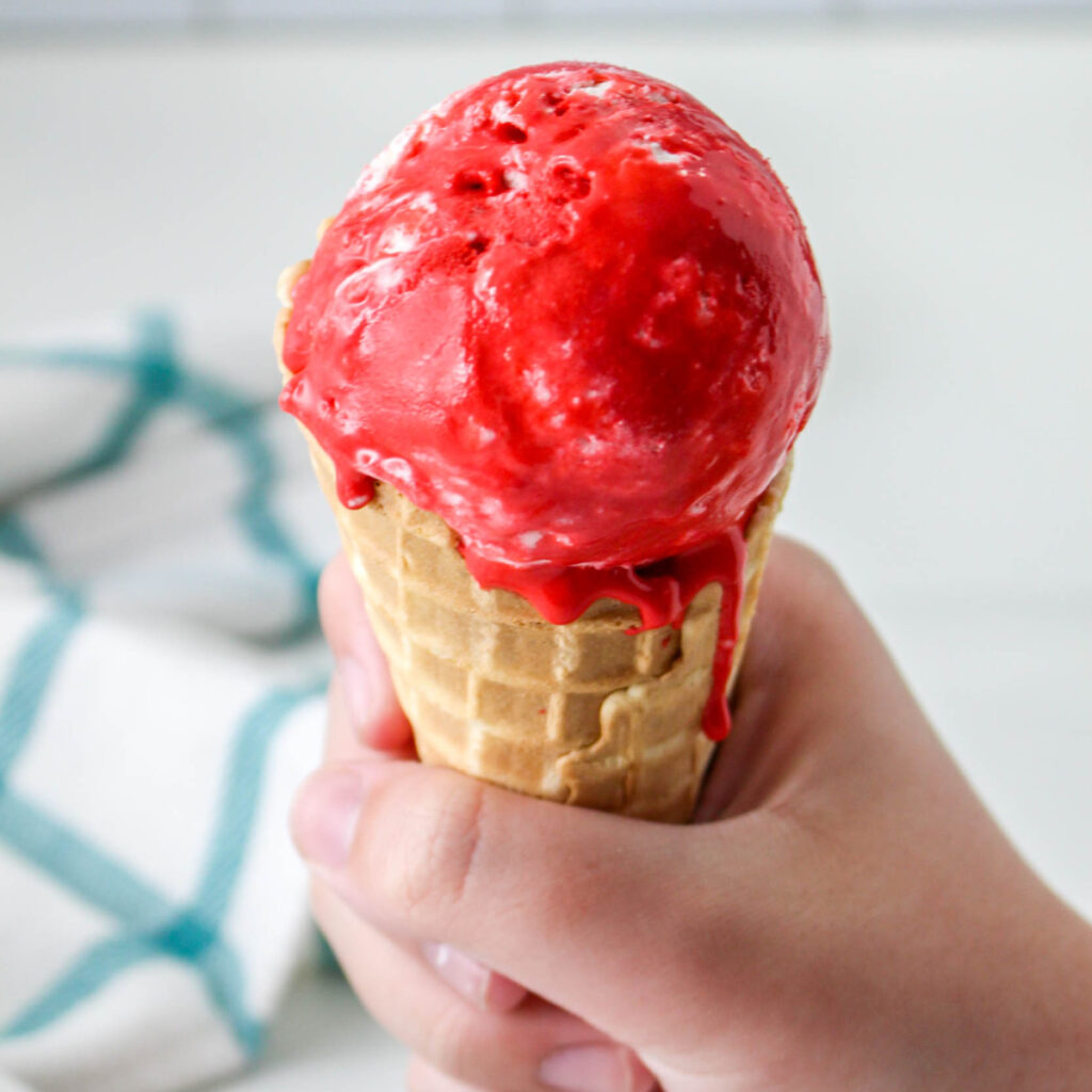Red Velvet Ice Cream - Juggling Act Mama