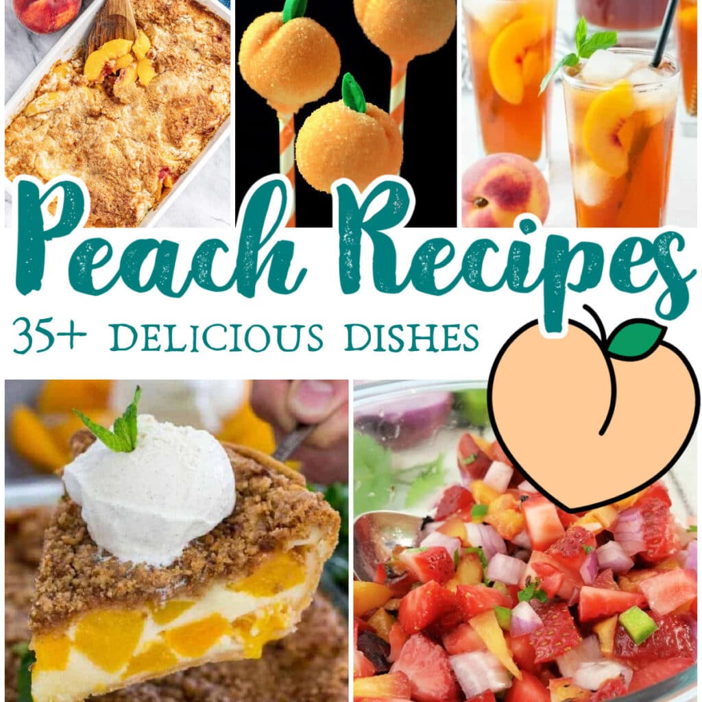 35 Easy & Delicious Peach Recipes to Make this Summer