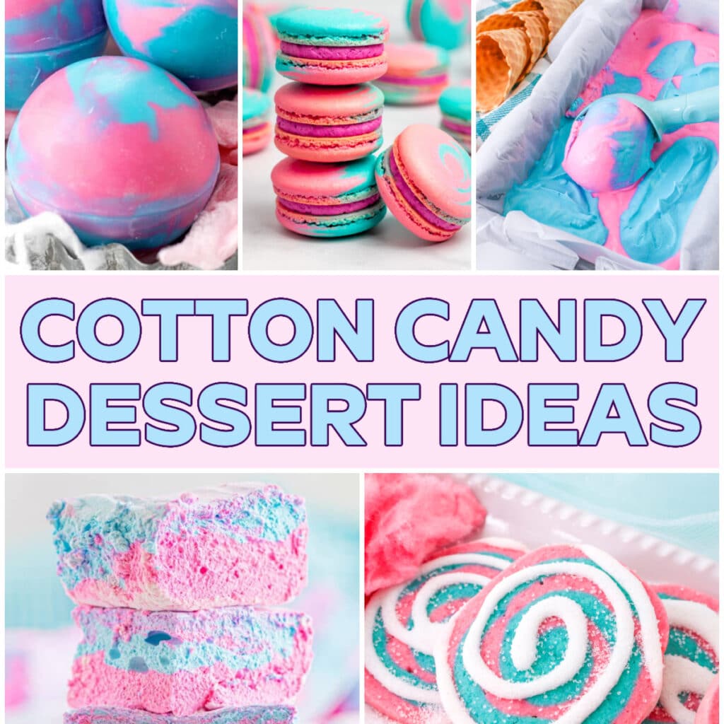 Delicious Cotton Candy Desserts - Unique Recipes