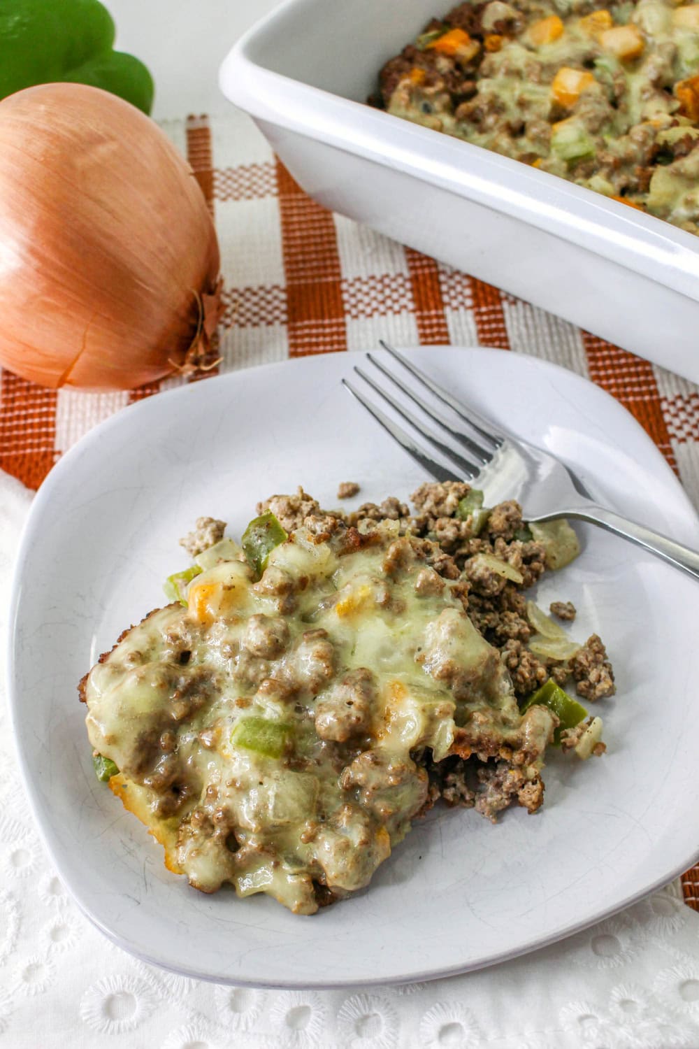 Philly Steak and Cheese Casserole - Juggling Act Mama
