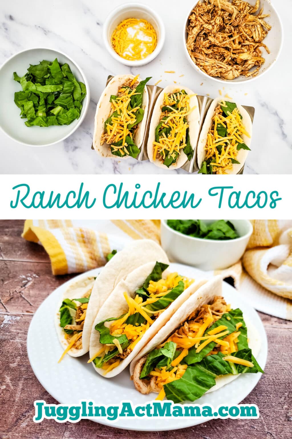 Ranch Chicken Tacos Crockpot Recipe - Juggling Act Mama