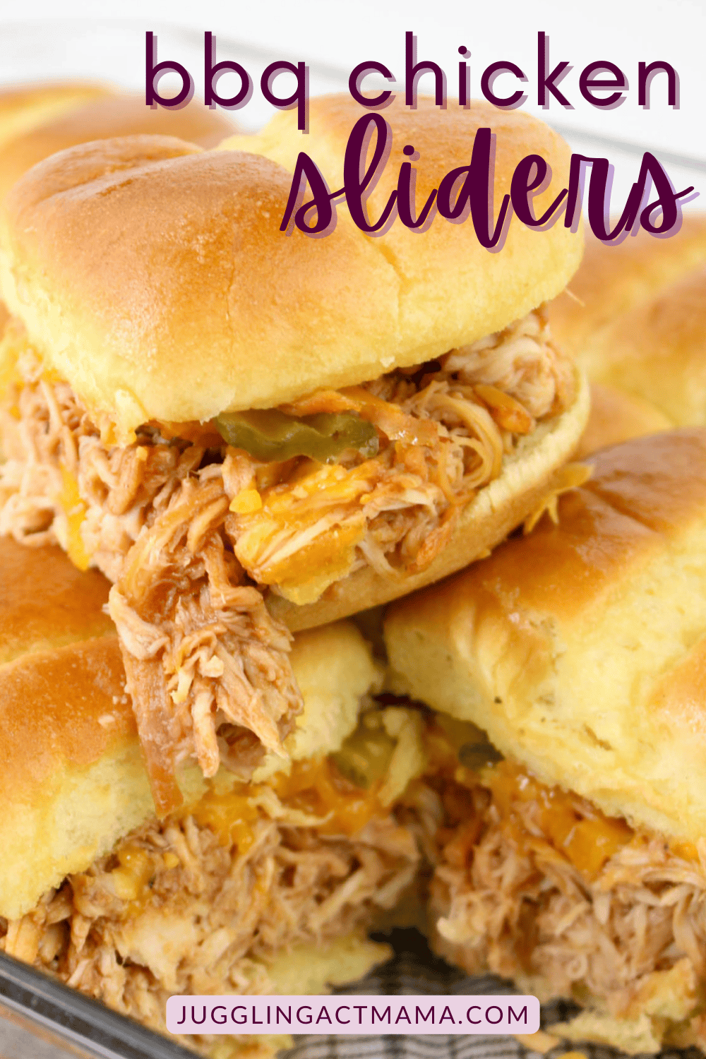 BBQ Chicken Sliders - Juggling Act Mama